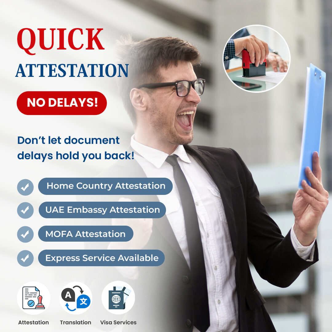 Legal Document Legalization and Certified Translation by Quick Attestation